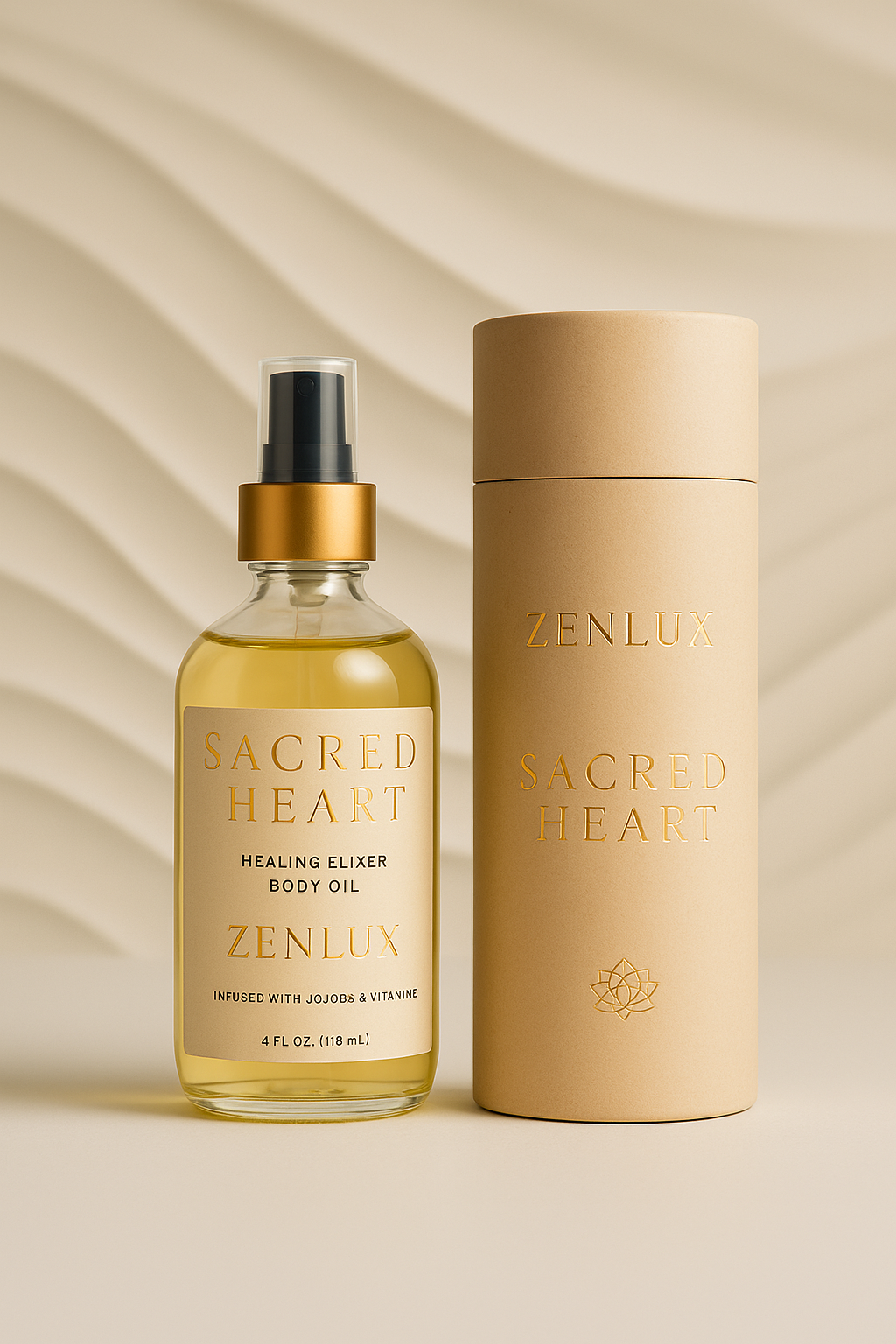 SACRED HEART (Aromatherapy Healing Body Oil) – ZENLUX